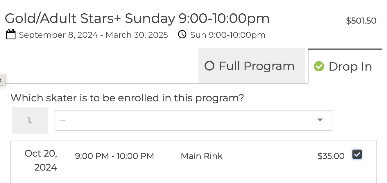 Guest Skate Protocol :: Program Registrations - EYSC